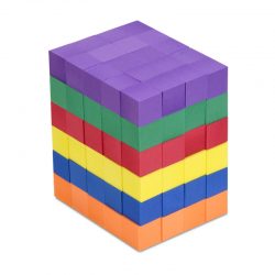 Foam Counting Color Cubes - 120 Pieces | Premium Joy