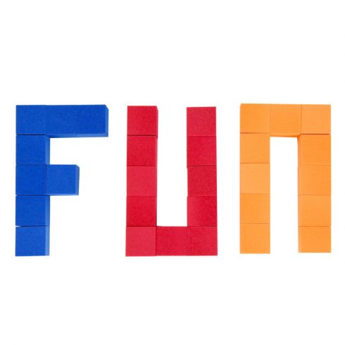 Foam Counting Color Cubes - 120 Pieces | Premium Joy